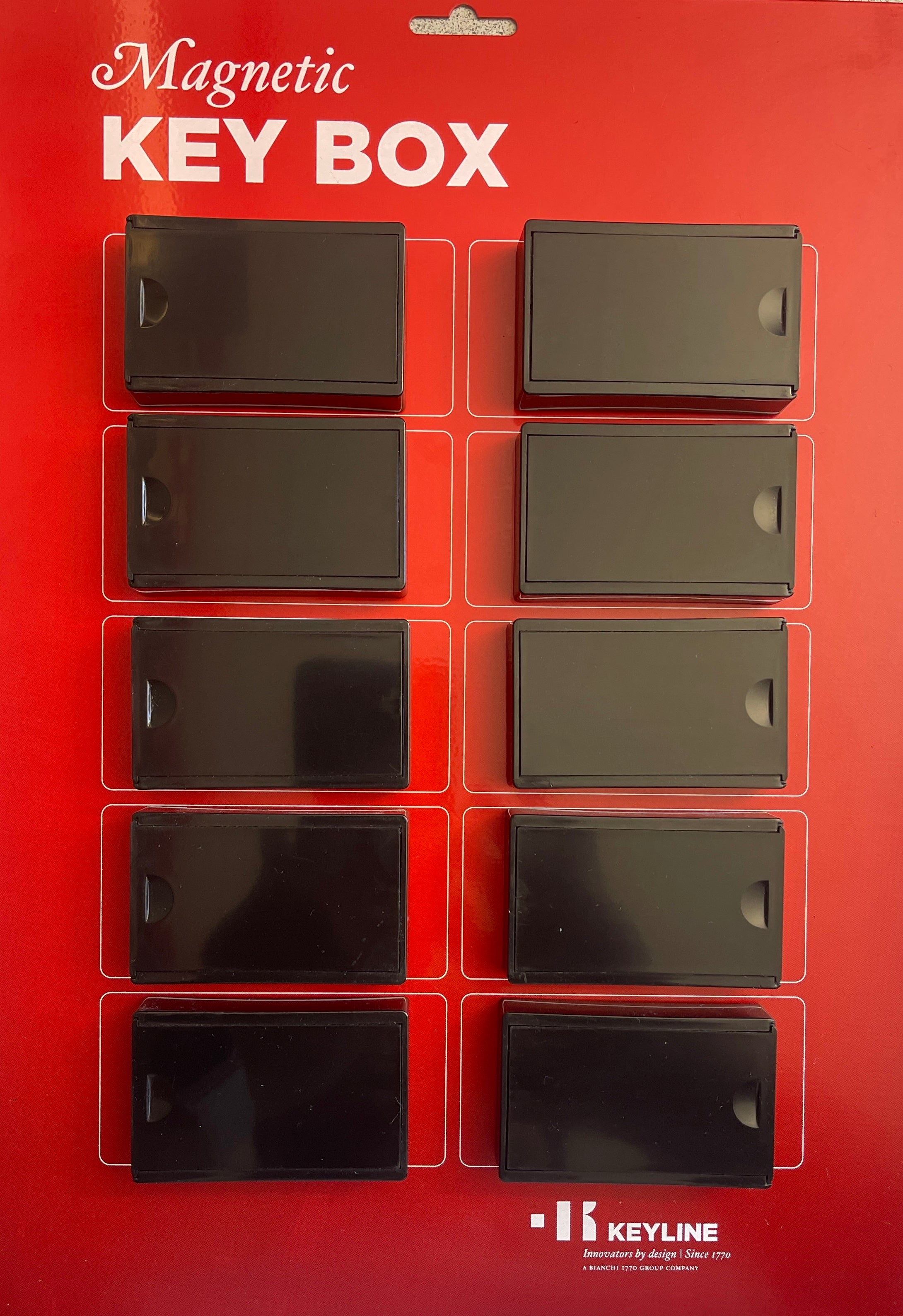 KEY BOX - Magnet Schlüsselsafe, Packung mit 10 Stück